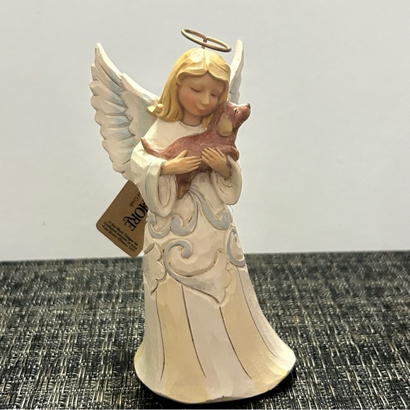 Jim Shore | Accents | Jim Shore Faithful Friend Angel And Dog Figurine ...
